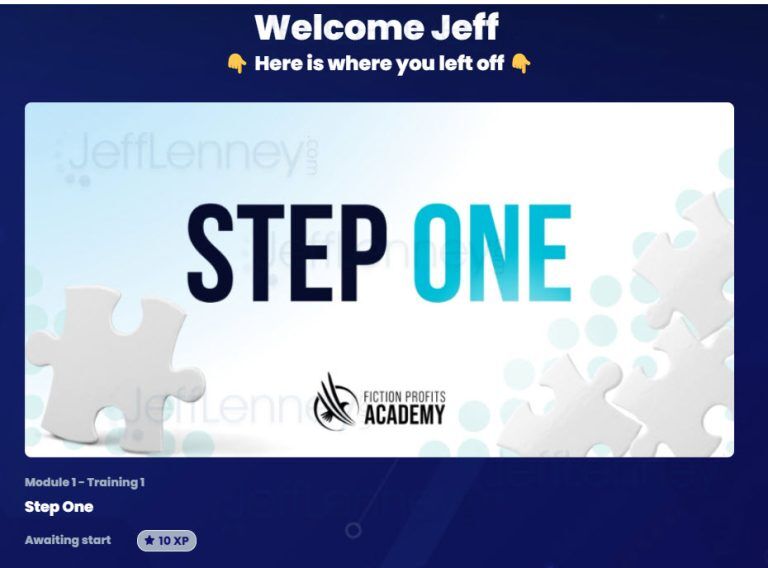 Fiction Profits Academy Review By Real Member | Jeff Lenney